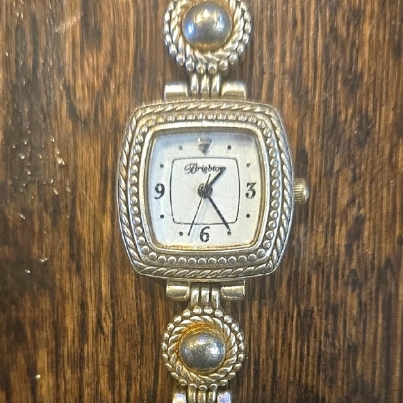 Brighton | Accessories | Brighton Silver Watch With Beaded Design ...